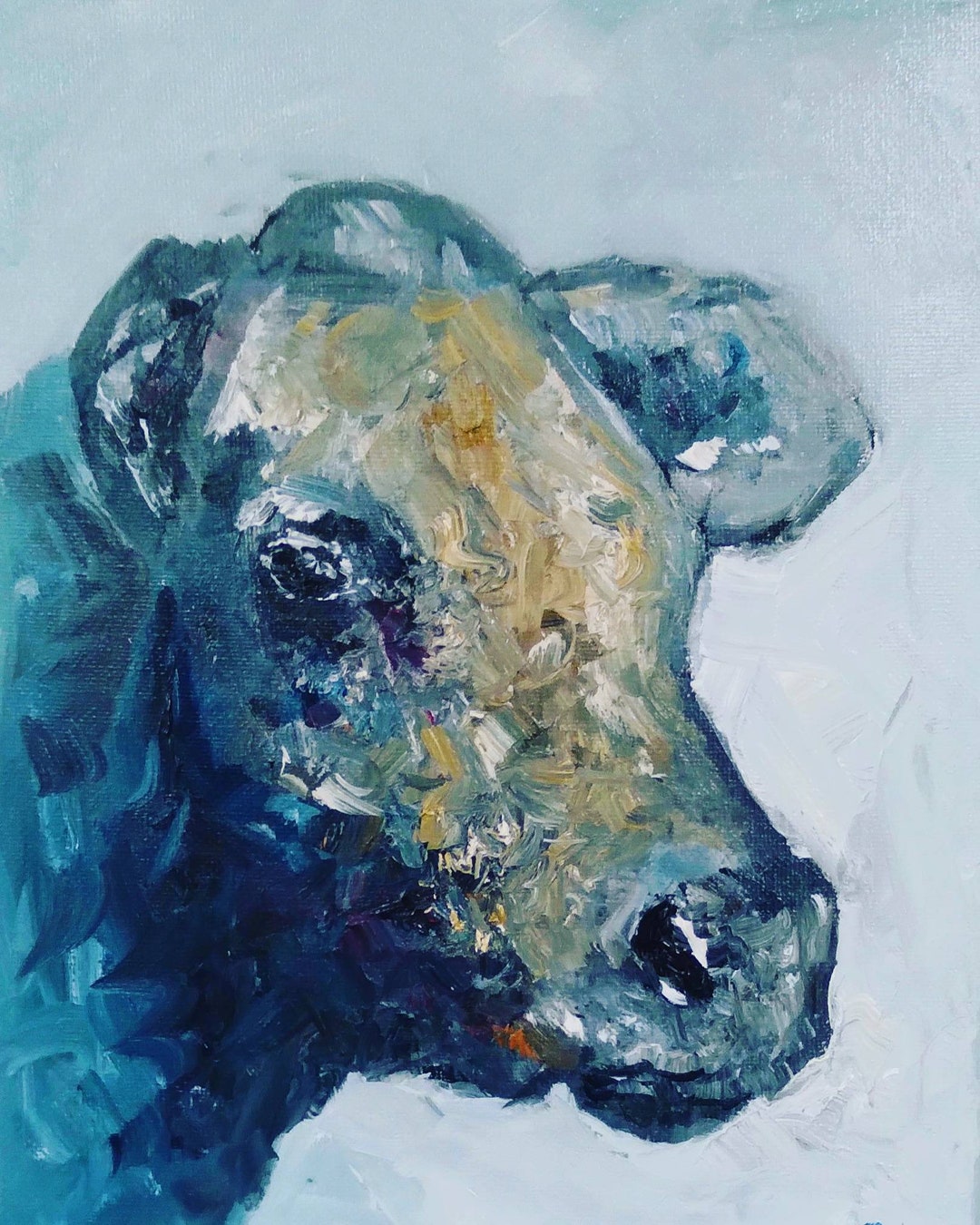 Original Cow Oil Paintings, Angus Cow Painting, Jersey Cow Painting ...