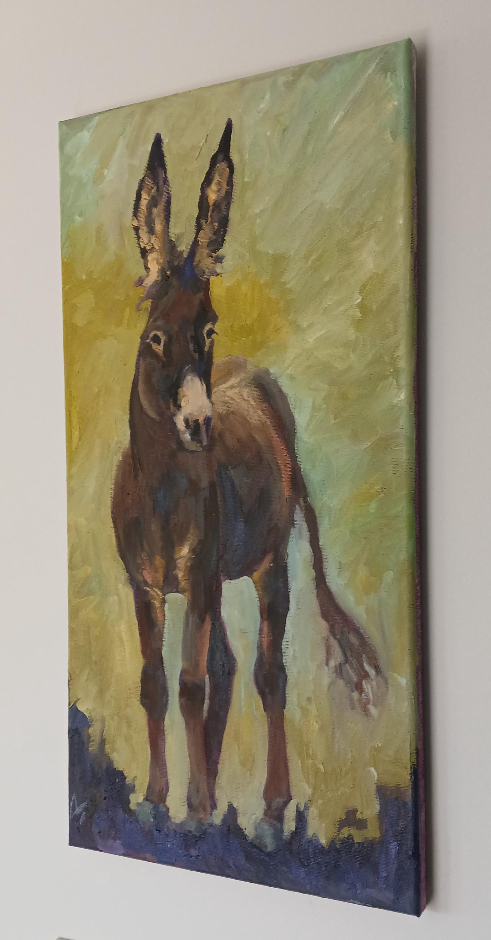 Original Donkey/mule Oil Painting, Horse Artwork, Foal Paintings ...