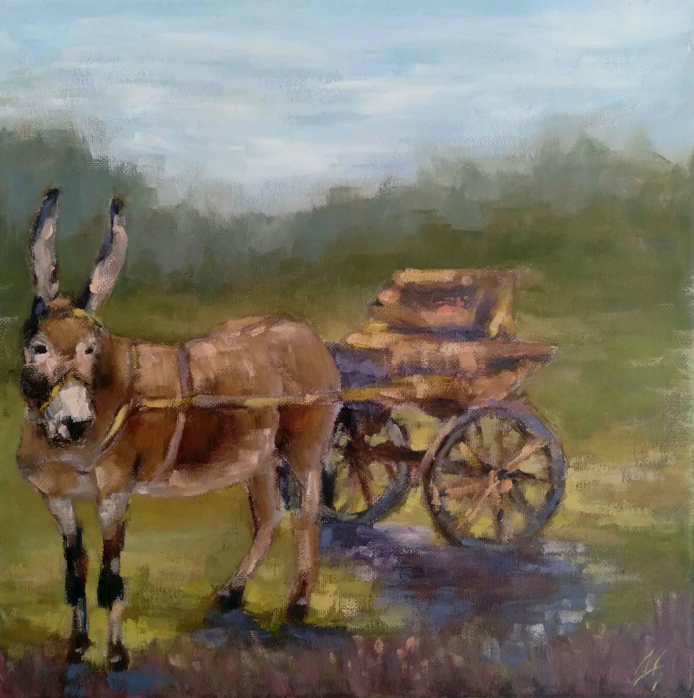 Mule Painting