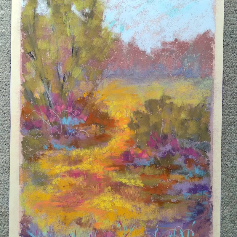 Pastel Landscape - Etsy