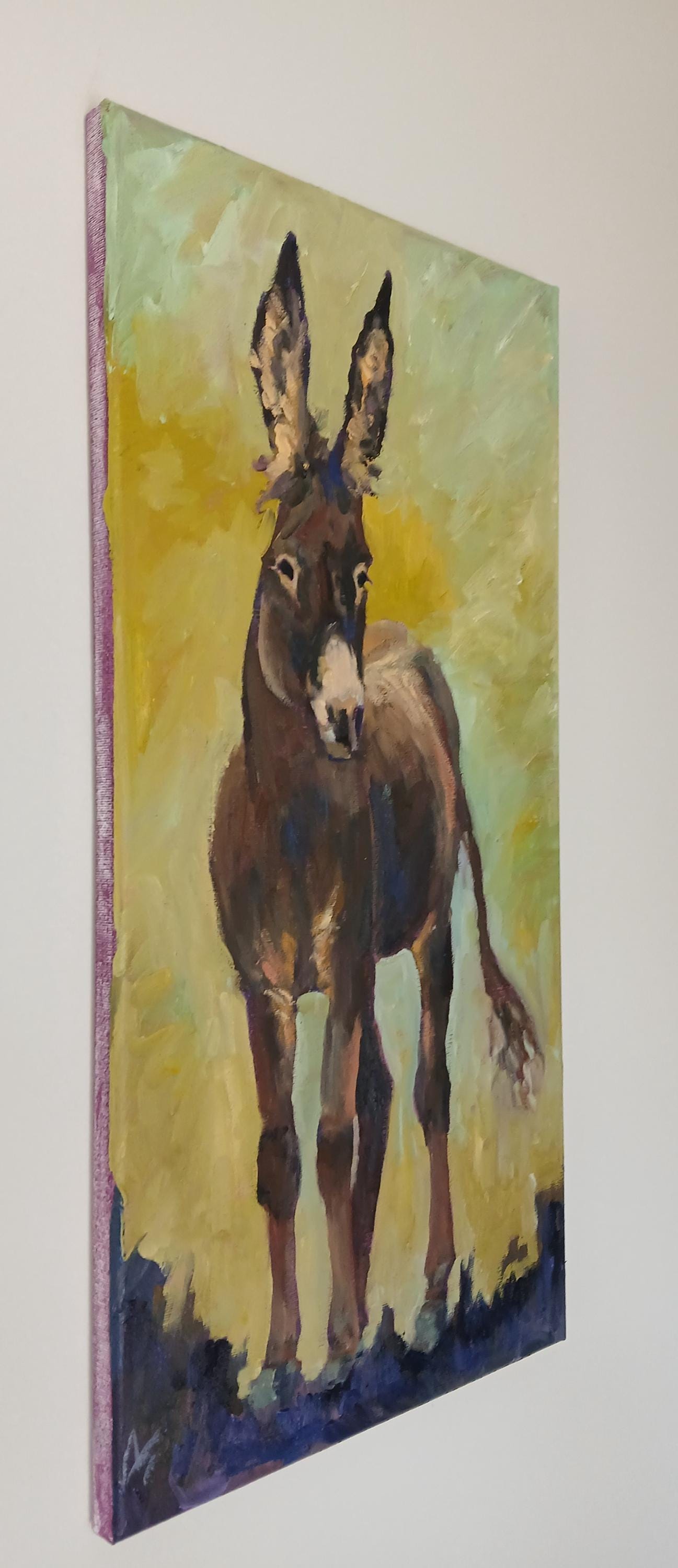 Original Donkey/mule Oil Painting, Horse Artwork, Foal Paintings ...