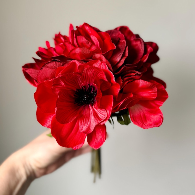 Realistic Faux Anemones - Etsy