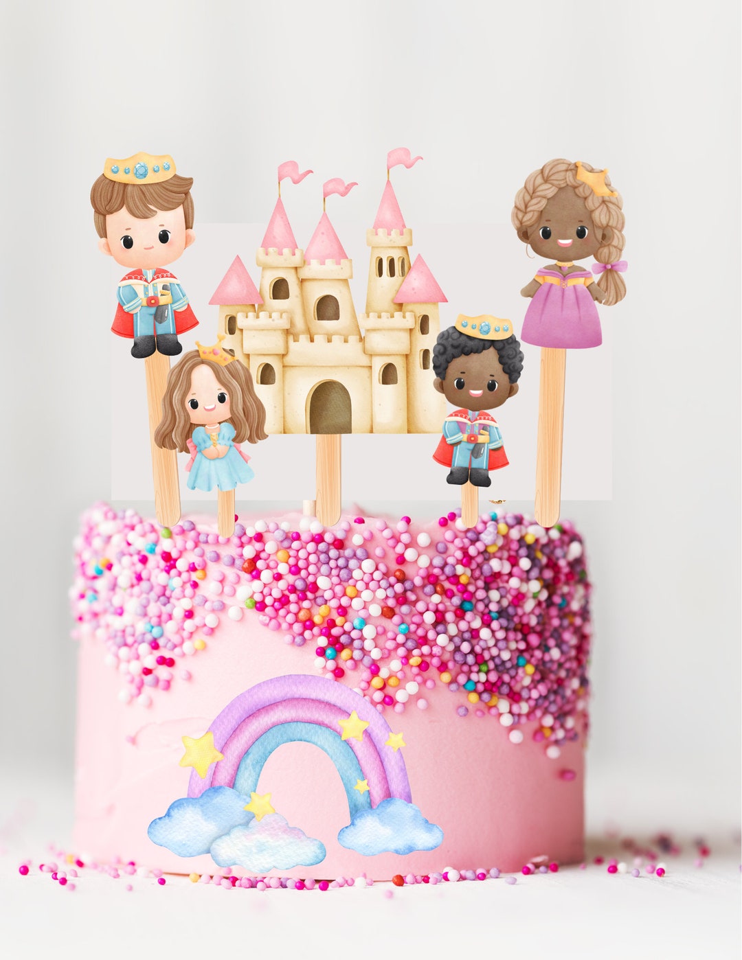 Enchanted Fairy Tale Cake Toppers Party Birthday - Etsy