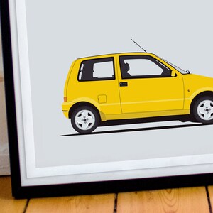 Fiat Cinquecento Print - Inbetweeners - Custom Colours / Digital File ...