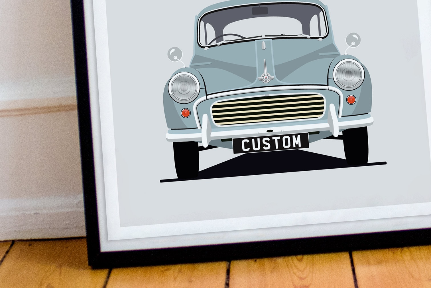 Morris Minor Print - Custom Reg / Custom Colours / Digital File Option ...