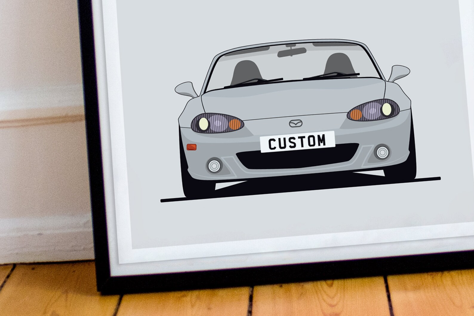 Mazda MX5 NB / Miata Print Custom Reg / Custom Colours / Digital File ...