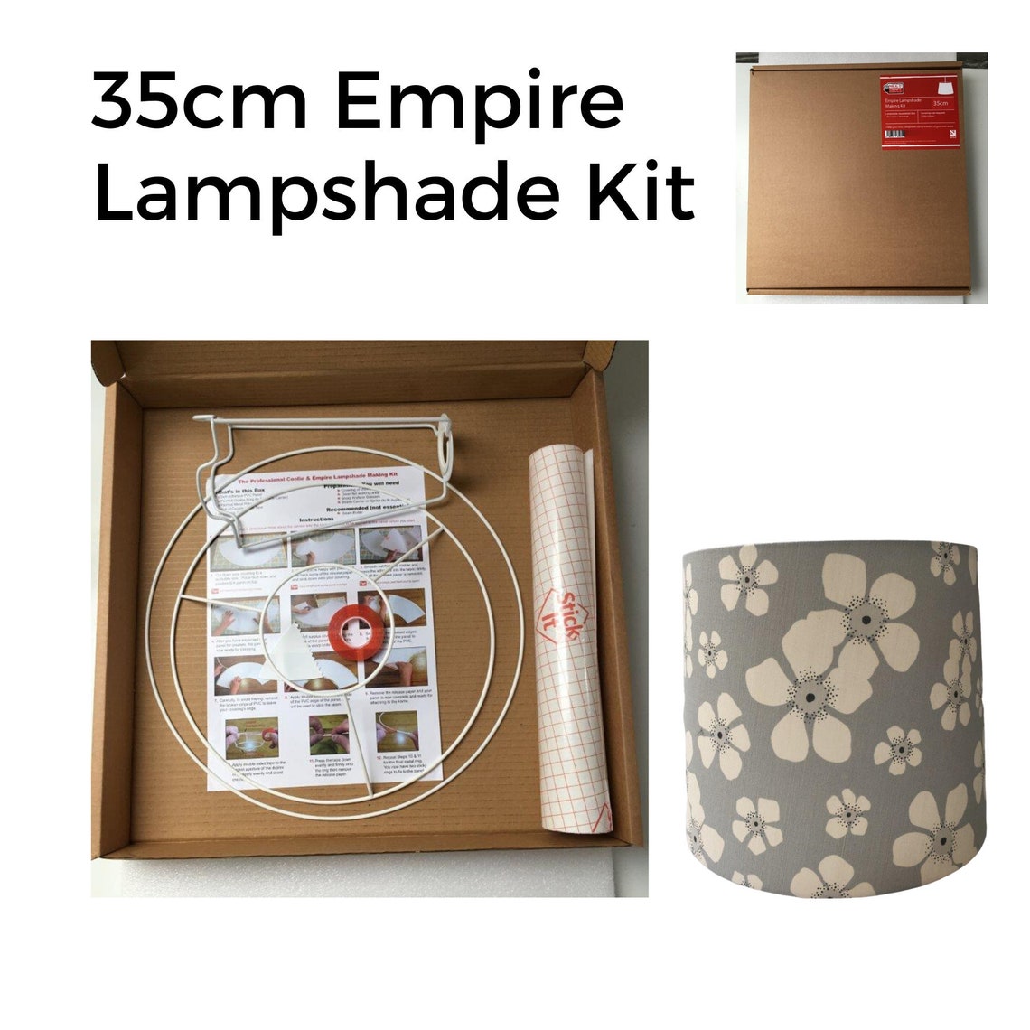 35cm Empire Lampshade Making Kit: Make a Professional Quality Lampshade ...