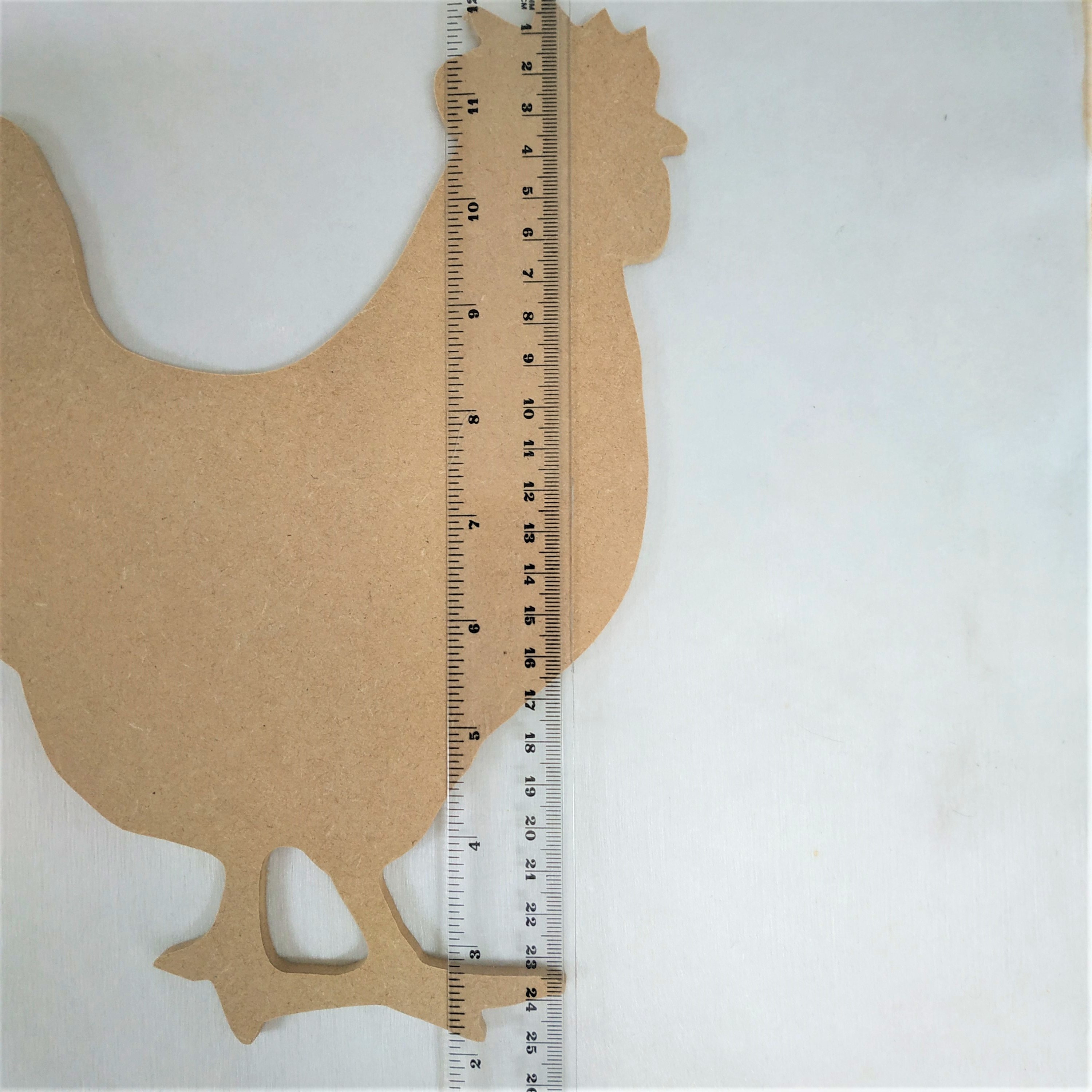 MDF Large Wooden Chicken Cockerel Mosaic Decoupage Art & Craft Blank ...