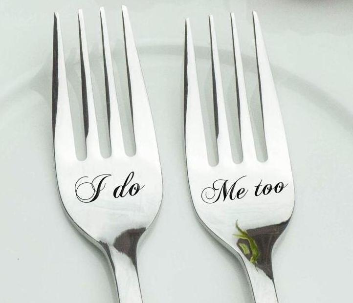 I Do Me Too Forks Etsy UK