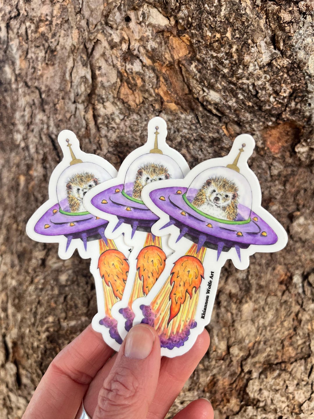 Spike in Space Sticker - Etsy