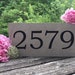 Address Stone House Numbers Address Number Custom Stone - Etsy