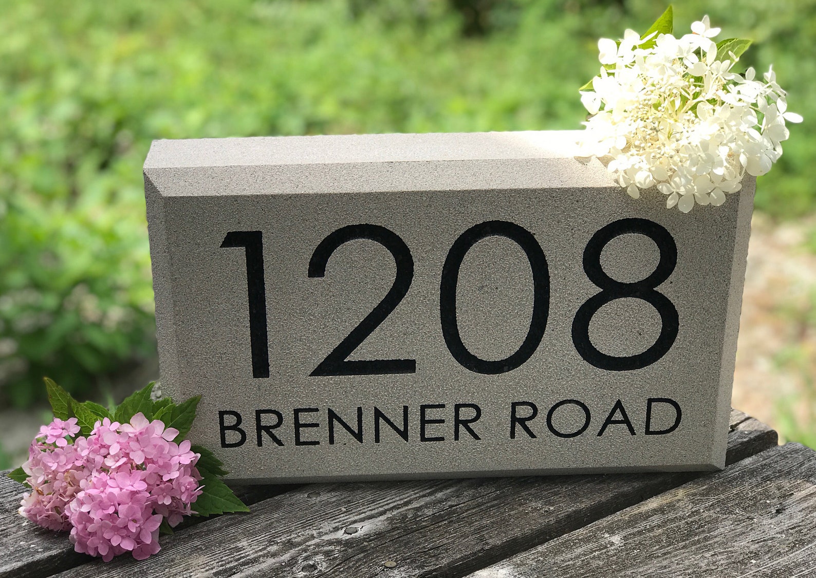 Address Stone, House Numbers, Address Number, Custom Stone Signs ...