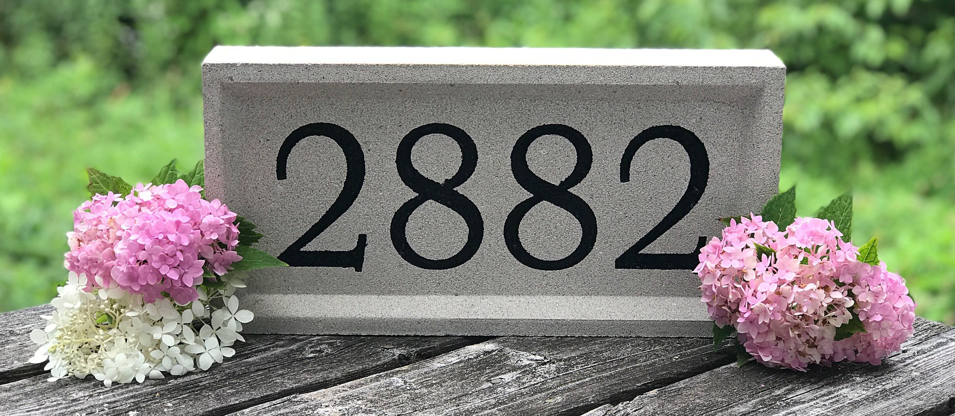 Address Stone, House Numbers, Address Number, Custom Stone Signs ...