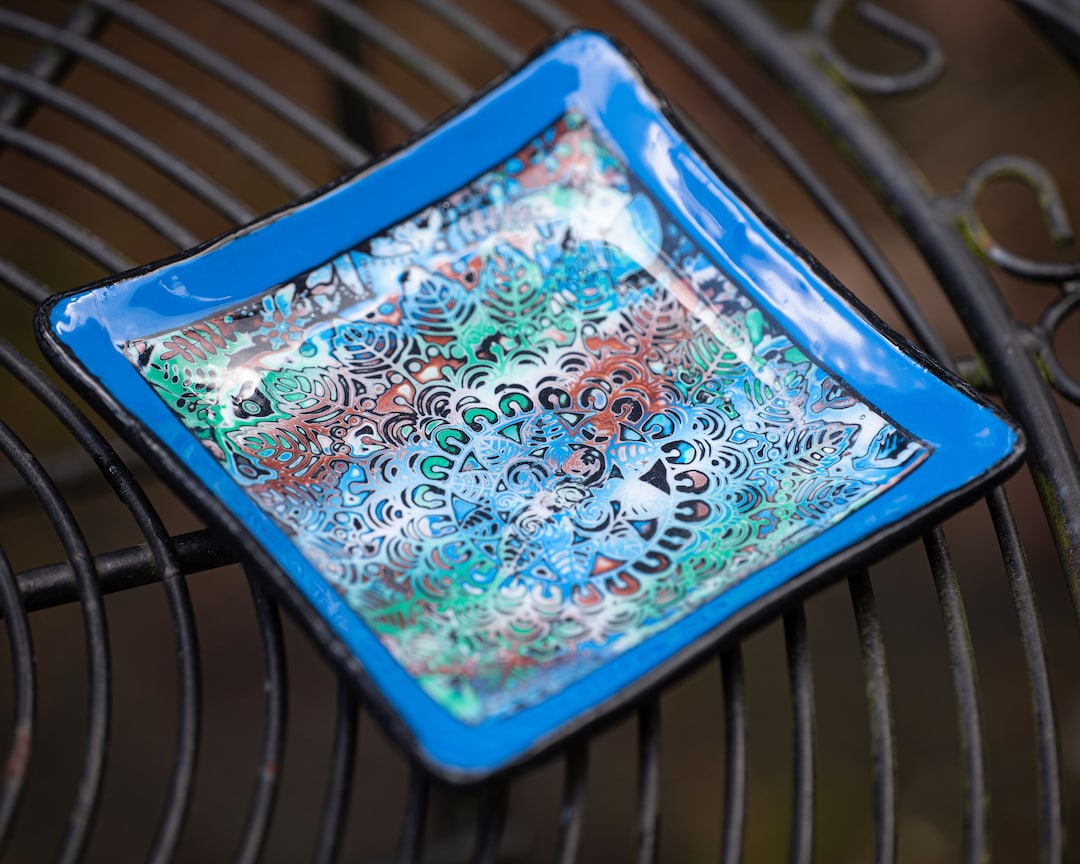 Handmade Trinket Dish Polymer Clay Dish Colorful Ring Dish - Etsy