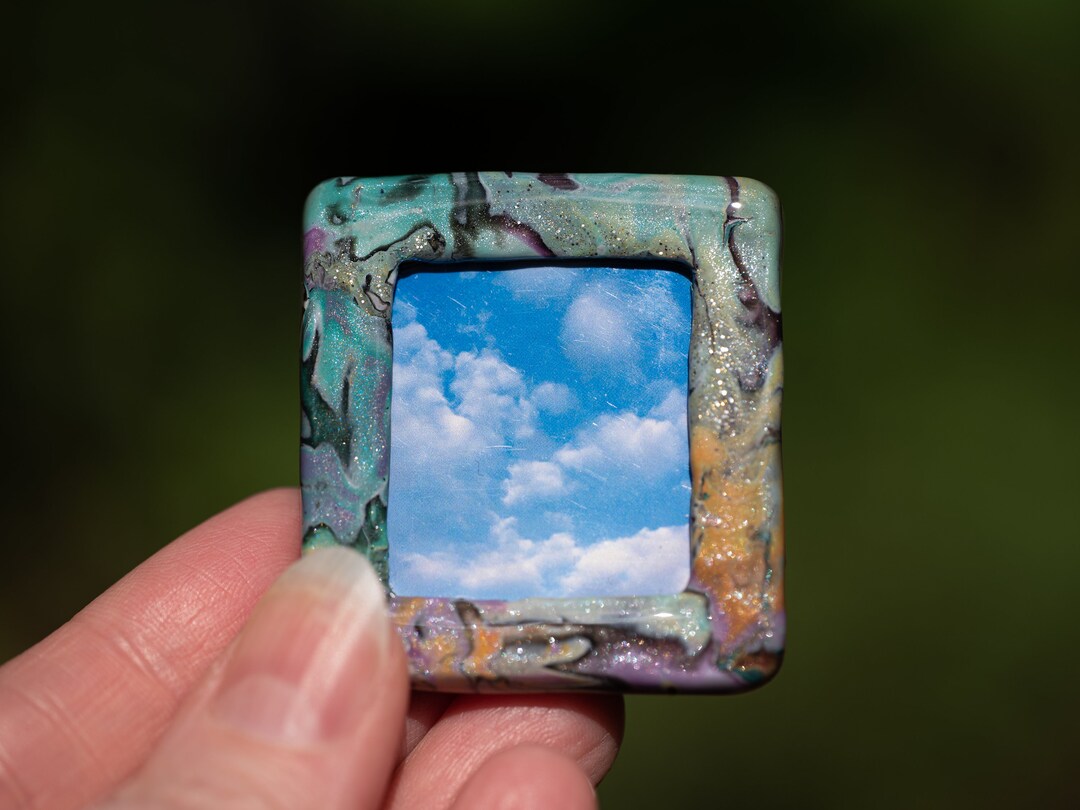 Mini Fridge Magnetic Polymer Clay Picture Frame - Etsy
