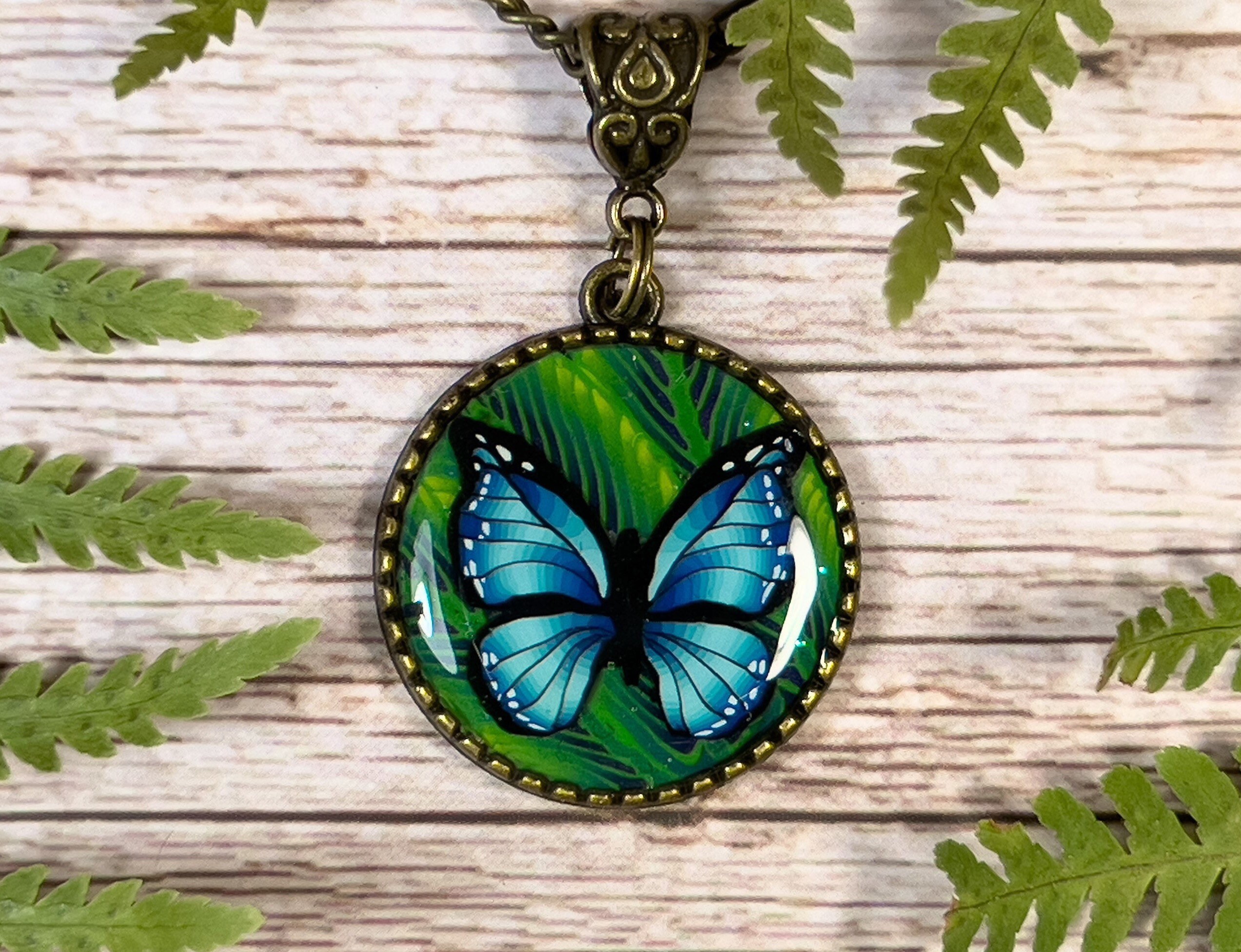 Butterfly Polymer Clay Pendants