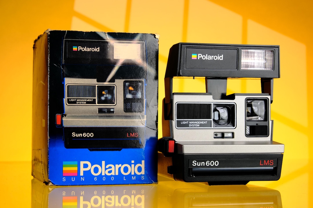 Polaroid Onestep Flash Sun 600 Instant Pack Film Camera Tested Working ...