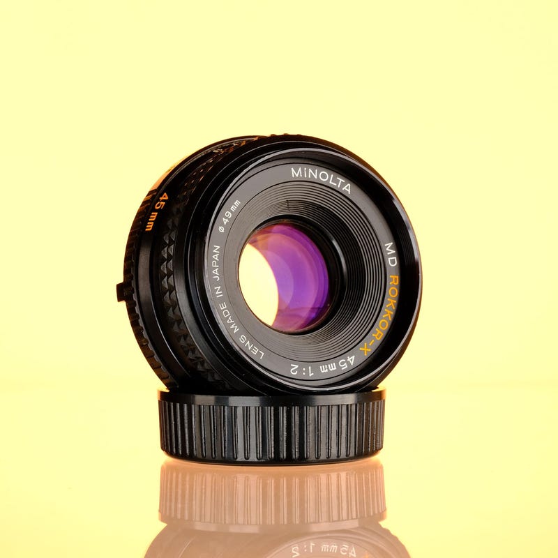 Minolta 45 mm objektiv - Etsy.de