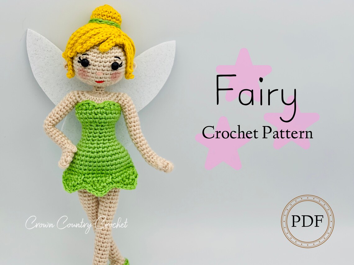 PDF CROCHET PATTERN Fairy Doll Crochet Pattern // Fairy | Etsy