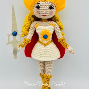 PDF CROCHET PATTERN She-ra Doll // Amigurumi Crochet // Superhero ...