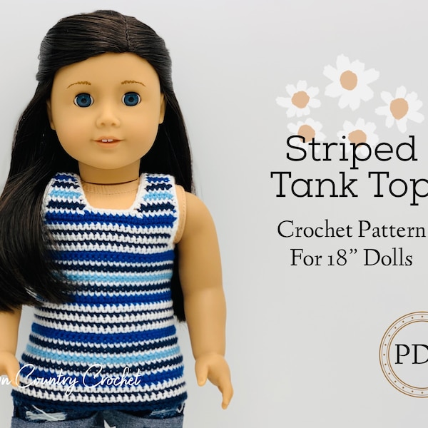 18 Doll Tank Top Pattern - Etsy