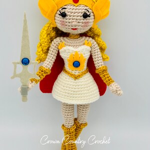 PDF CROCHET PATTERN She-ra Doll // Amigurumi Crochet // Superhero ...