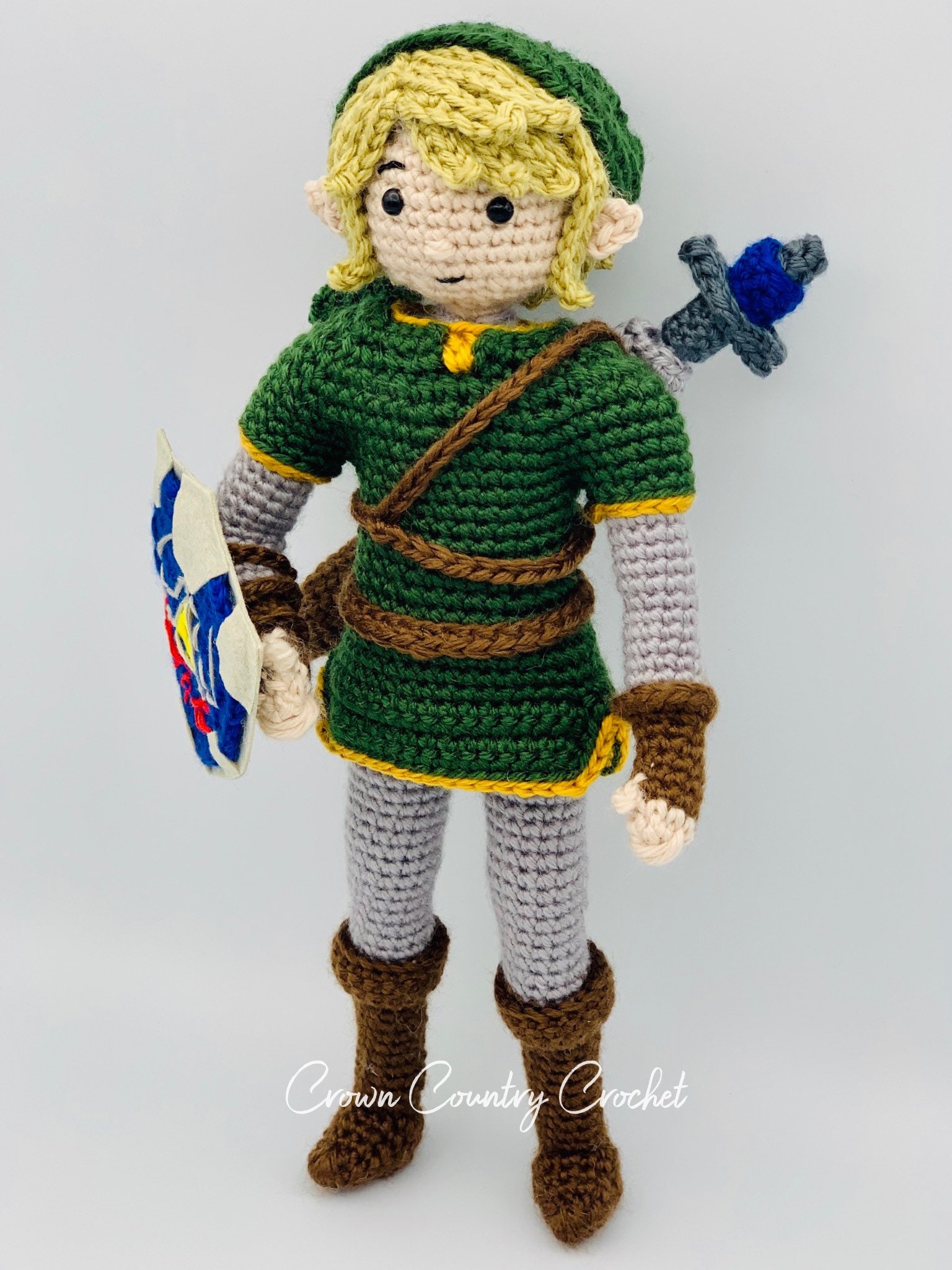 PDF CROCHET PATTERN Link Doll // Amigurumi // Video Game | Etsy France