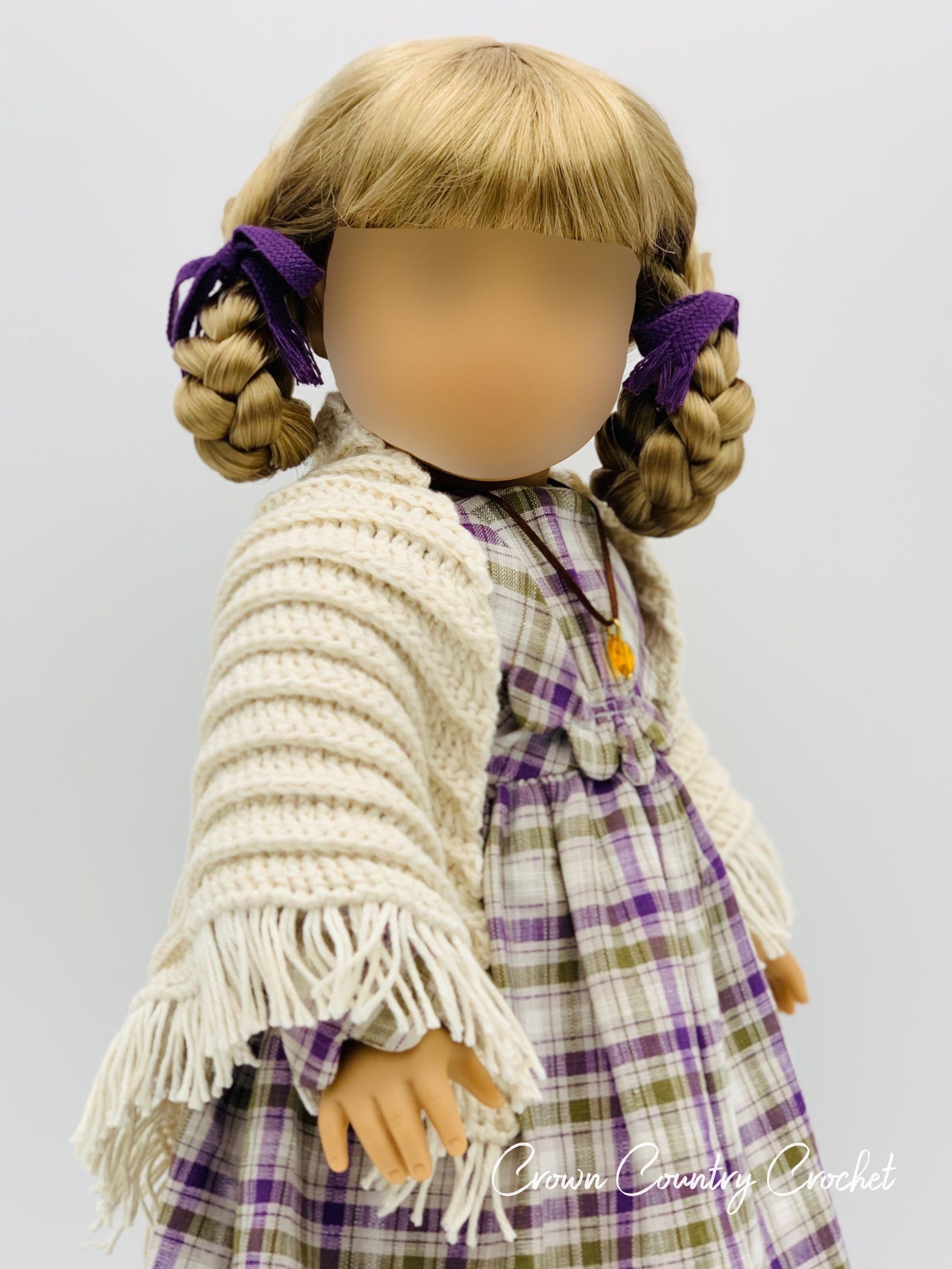 Woodland Doll Shawl Crochet Pattern for 18" Dolls (PDF Pattern) - Etsy