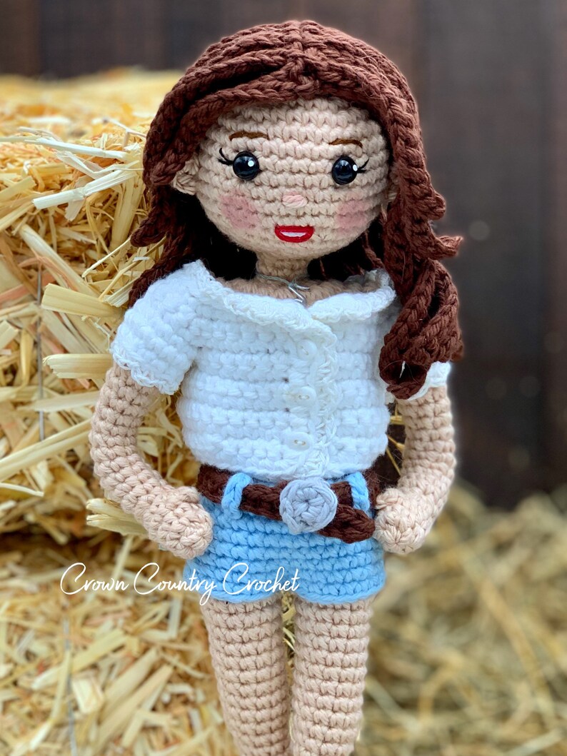 PDF CROCHET PATTERN Daisy Duke Doll // Dukes of Hazzard Fan - Etsy