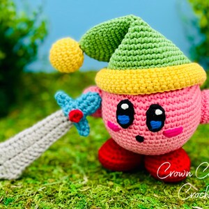 PDF CROCHET PATTERN Pink Puff Amigurumi // Gamer Fan Art Crochet // Nostalgic Crochet // Nerdy ...