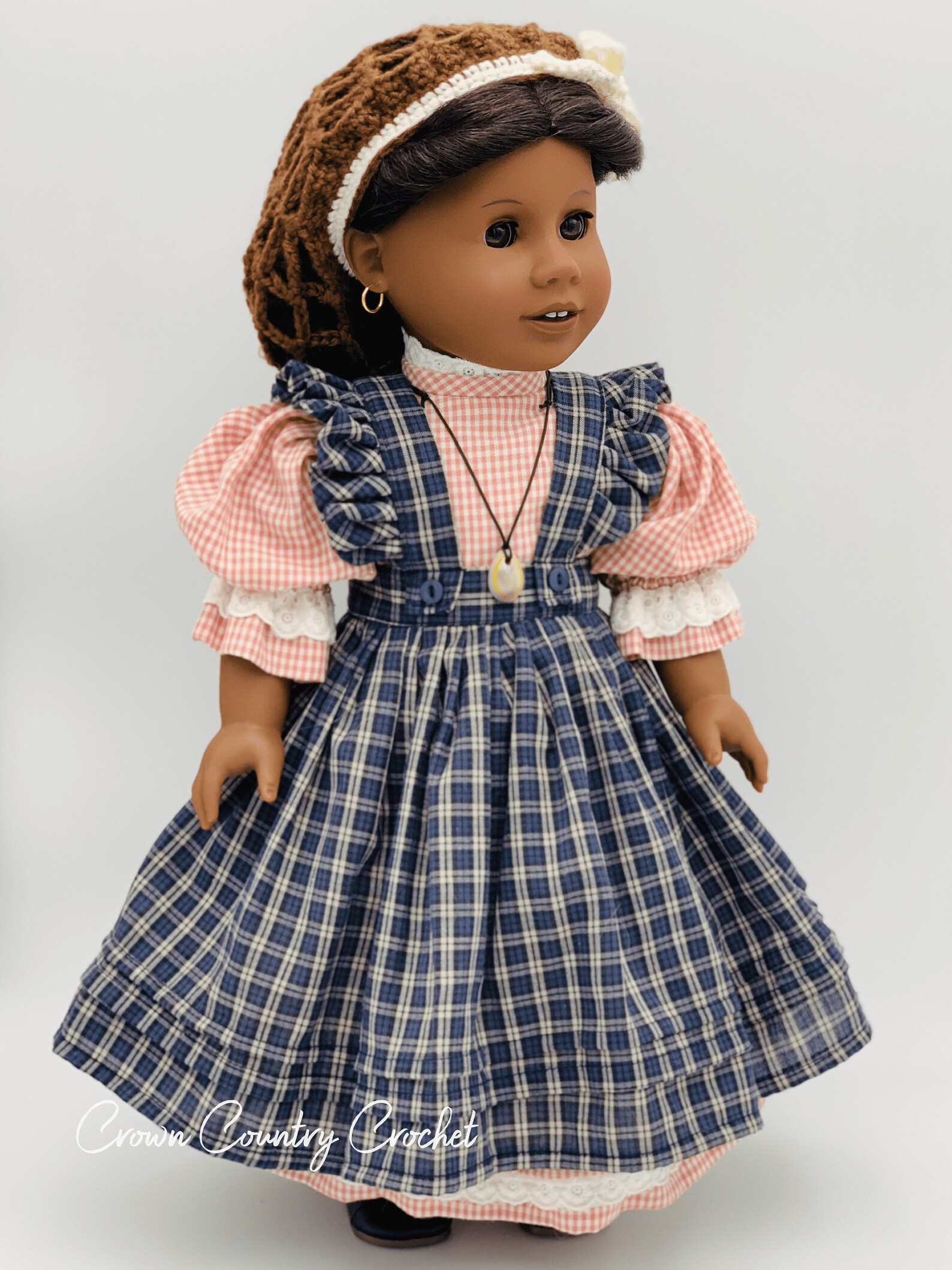 PDF CROCHET PATTERN Hair Snood for American Girl and 18 Dolls // Doll ...