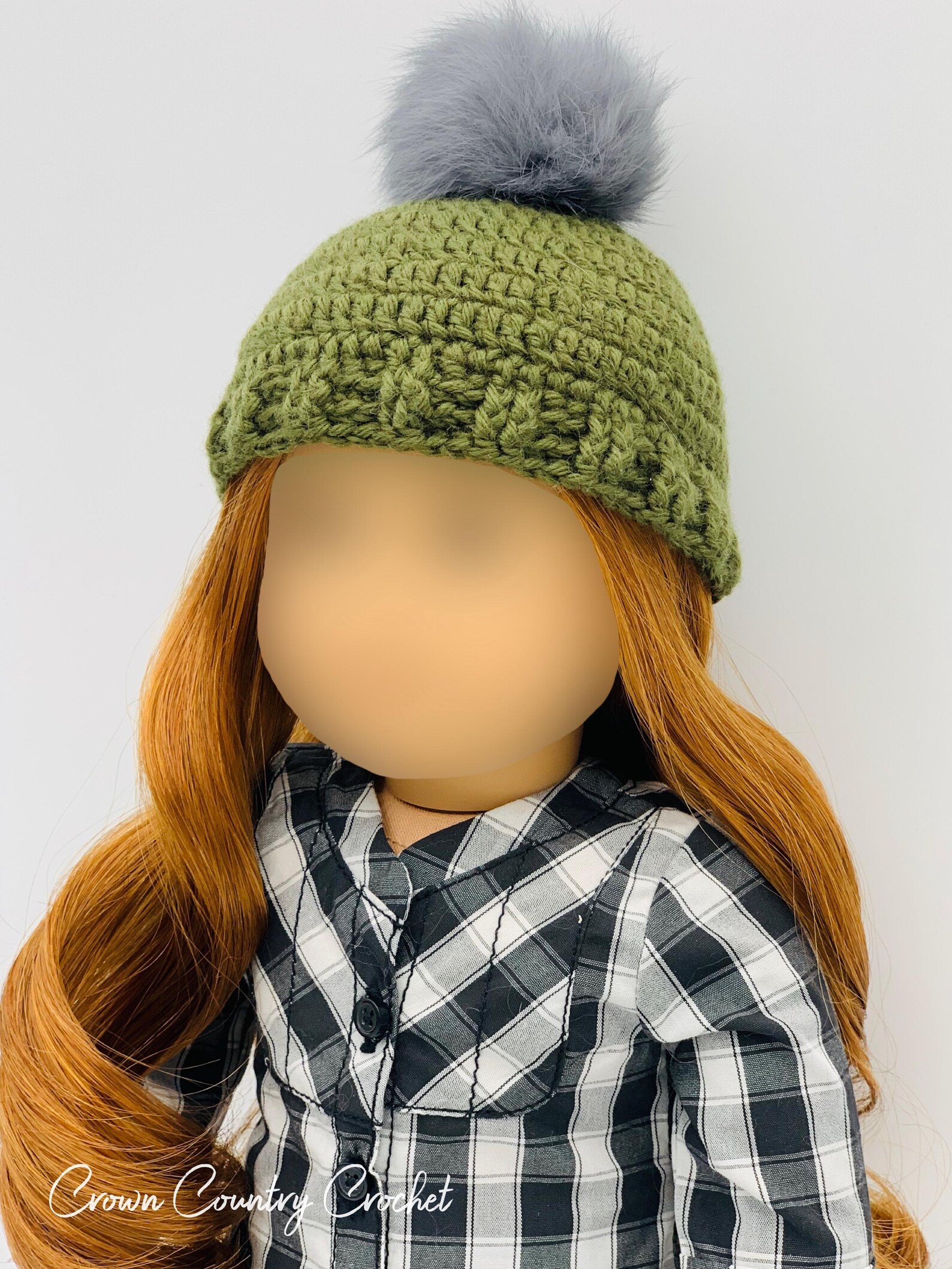 Fall Beanie Crochet Pattern for 18" Dolls (PDF Pattern) - Etsy