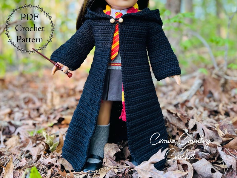 Wizard Robe Crochet Pattern for 18" Dolls (PDF Pattern) - Etsy