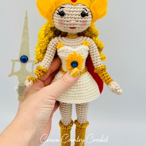 PDF CROCHET PATTERN She-ra Doll // Amigurumi Crochet // Superhero ...