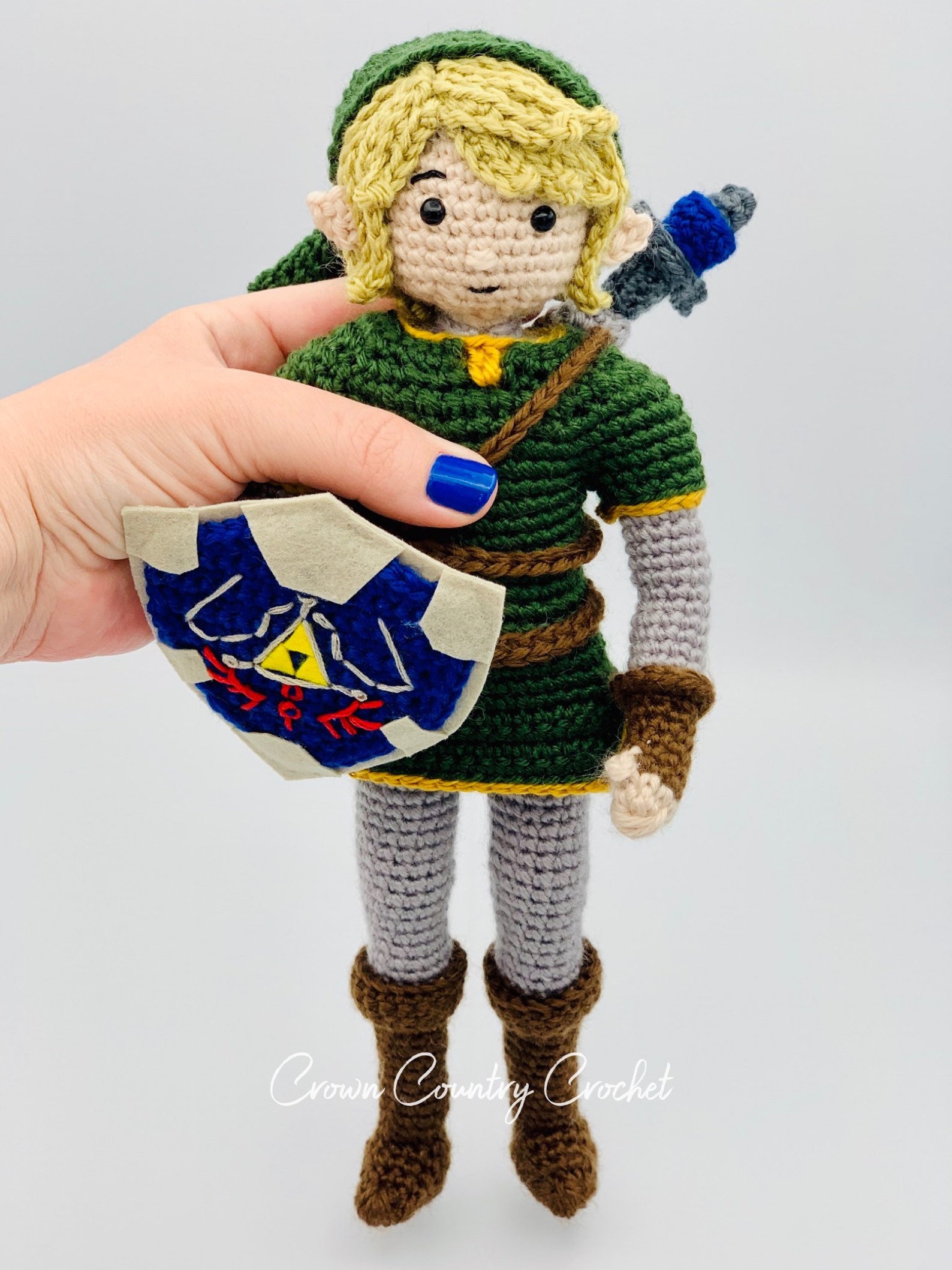 PDF CROCHET PATTERN Link Doll // Amigurumi // Video Game - Etsy France