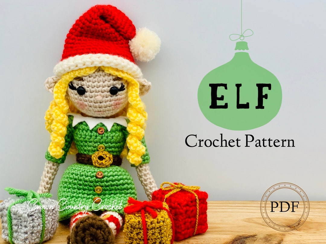 Christmas Elf Doll Crochet Pattern: Amigurumi Toy (PDF Pattern) - Etsy