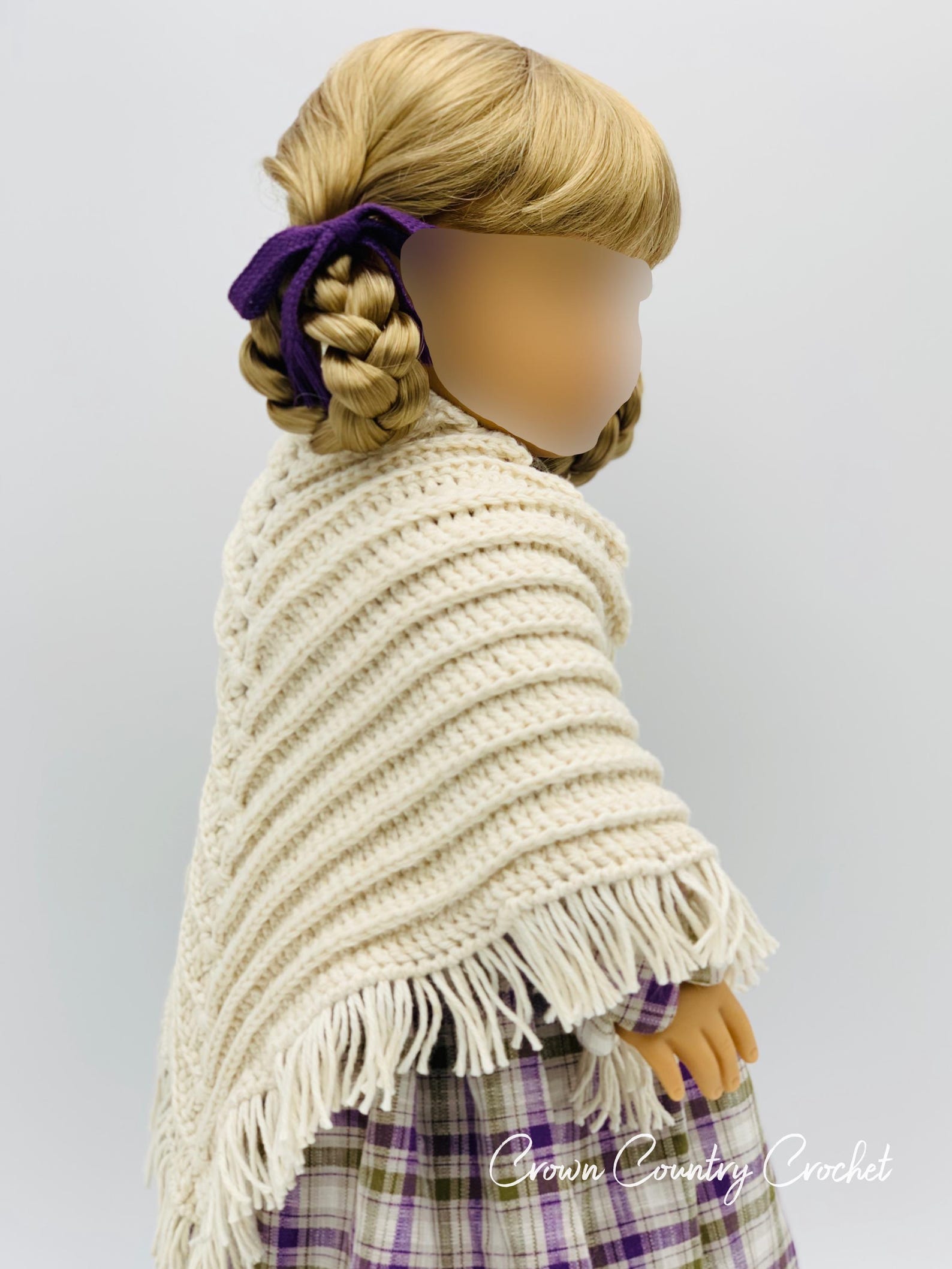 Woodland Doll Shawl Crochet Pattern for 18" Dolls (PDF Pattern) - Etsy