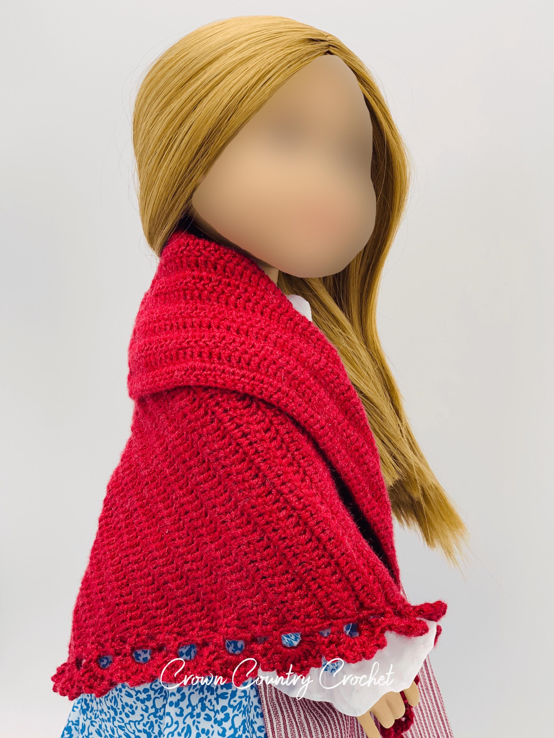 Ma's Shawl Crochet Pattern for 18" Dolls (PDF Pattern) - Etsy