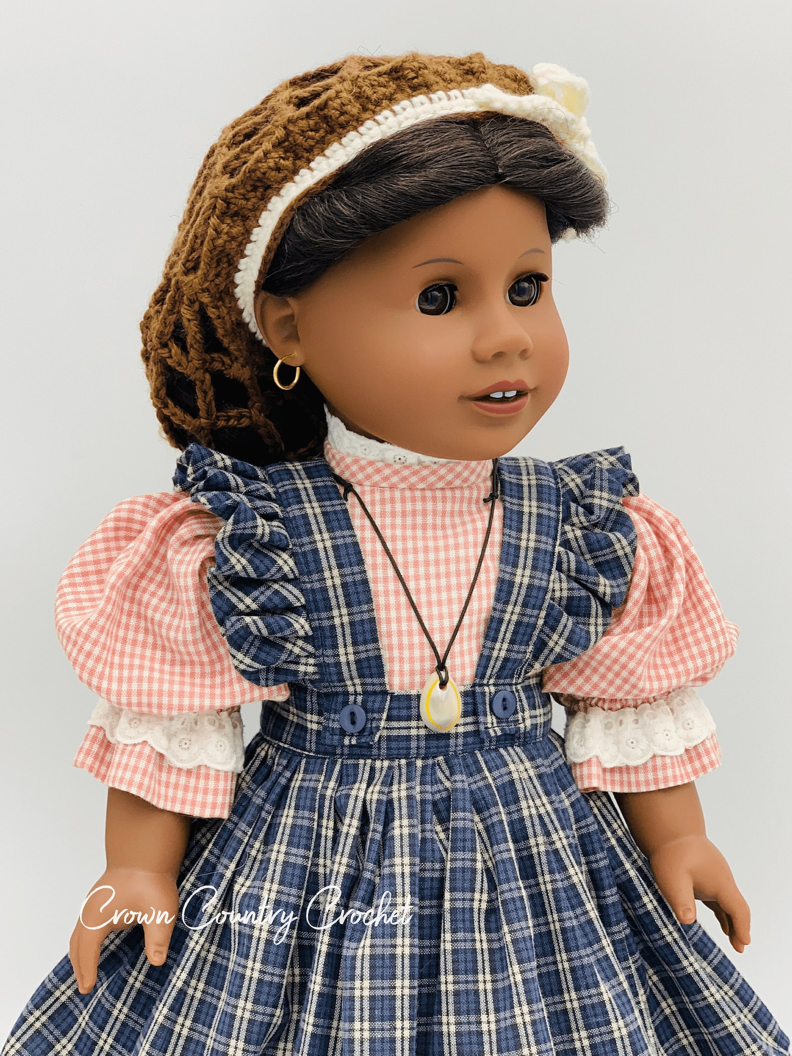 PDF CROCHET PATTERN Hair Snood for American Girl and 18 Dolls // Doll ...