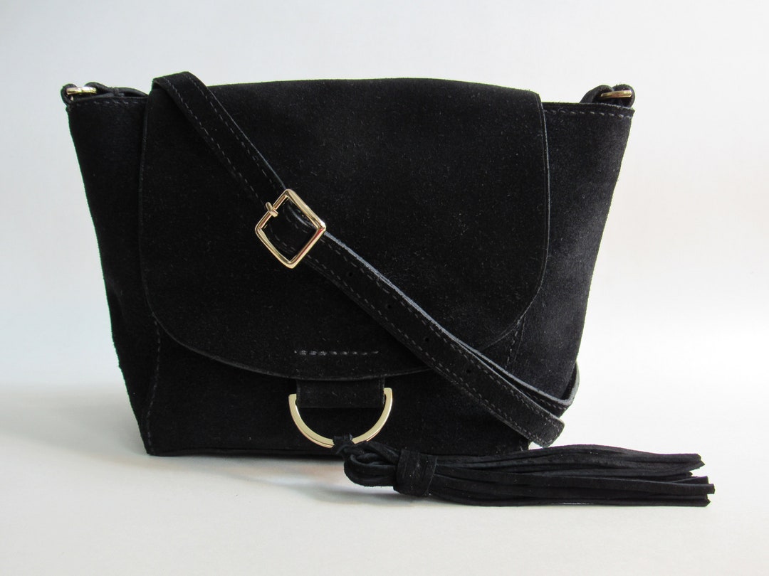 Sade Mini Suede Crossbody Bag, Minimalist Bag, Gift for Her, Woman's ...