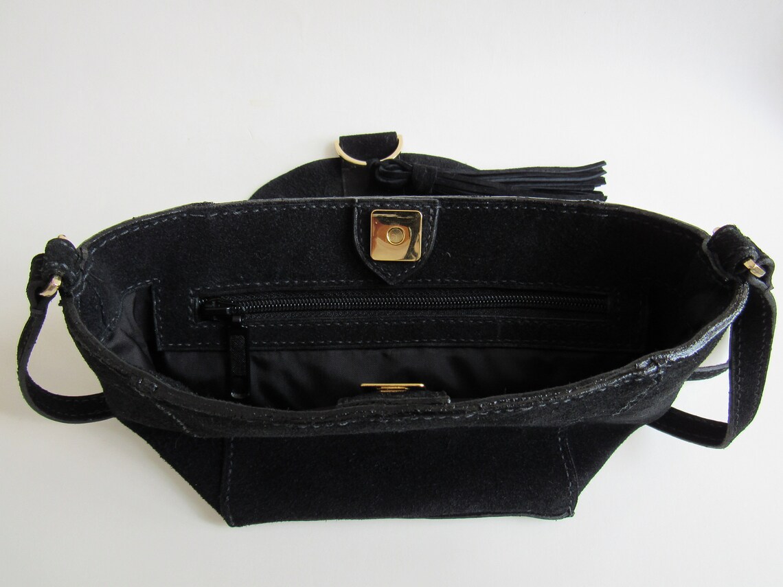 Sade Mini Suede Crossbody Bag, Minimalist Bag, Gift for Her, Woman's ...