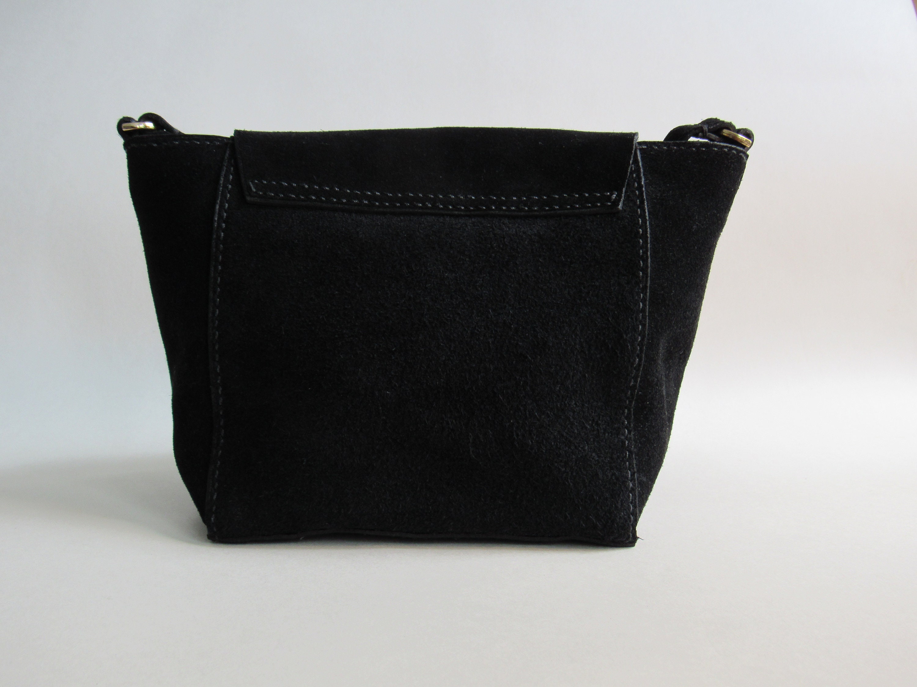 Sade Mini Suede Crossbody Bag, Minimalist Bag, Gift for Her, Woman's ...