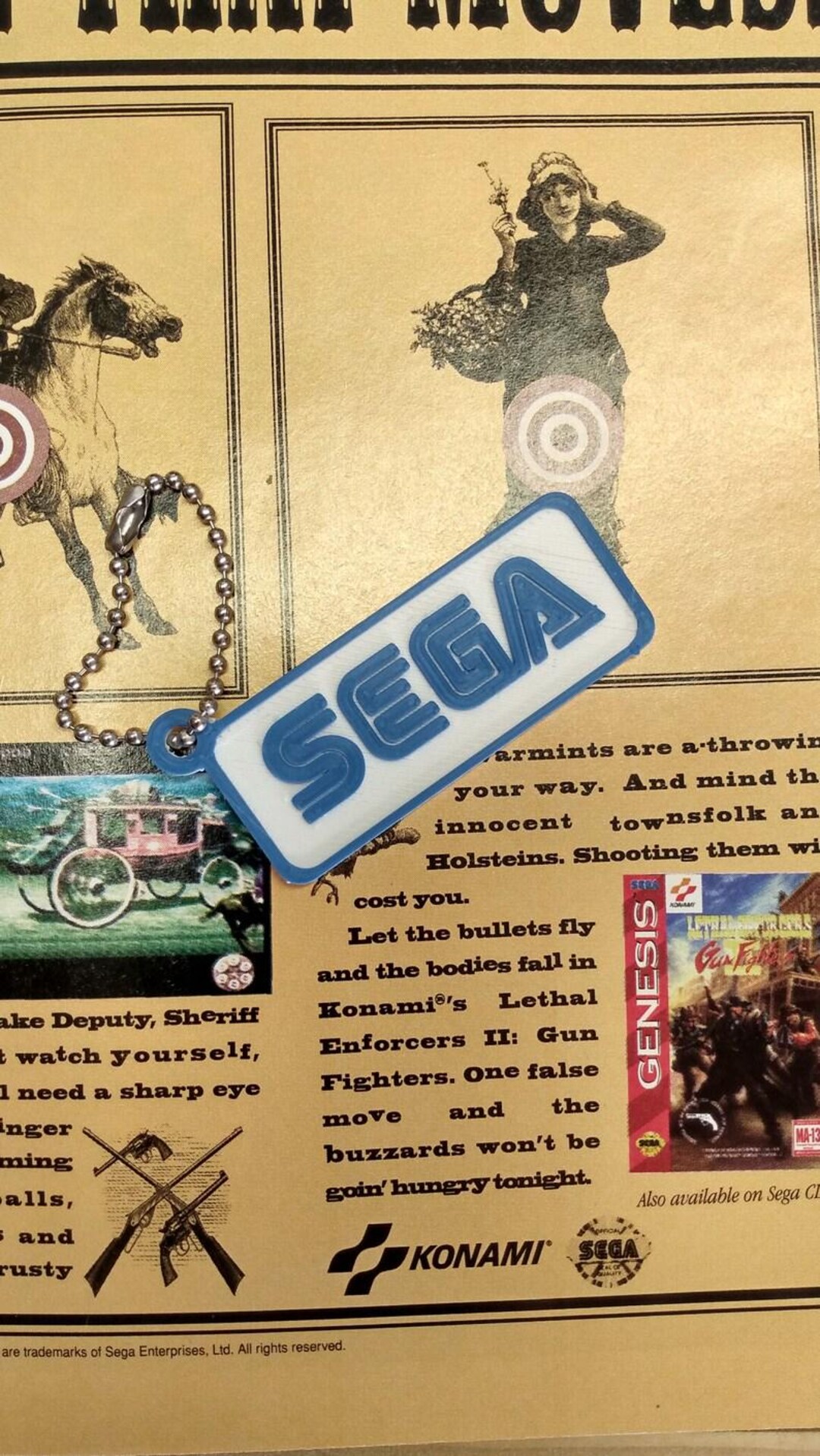 SEGA Logo Keychain - Etsy