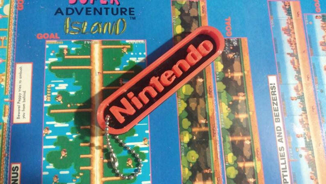 Nintendo Logo Keychain - Etsy