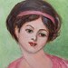 Vintage Style waiting an Orig 8x10in Acrylic Painting by Dianne Masters ...