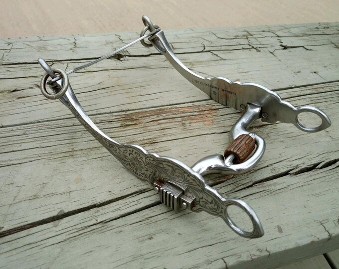 Sliester Frog Mouth Surgical Stainless Steel Horse Bit Fancy Engraving ...