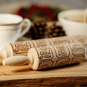 God Loves You - Engraved Rolling Pin, Embossed - Handmade Rolling Pin ...