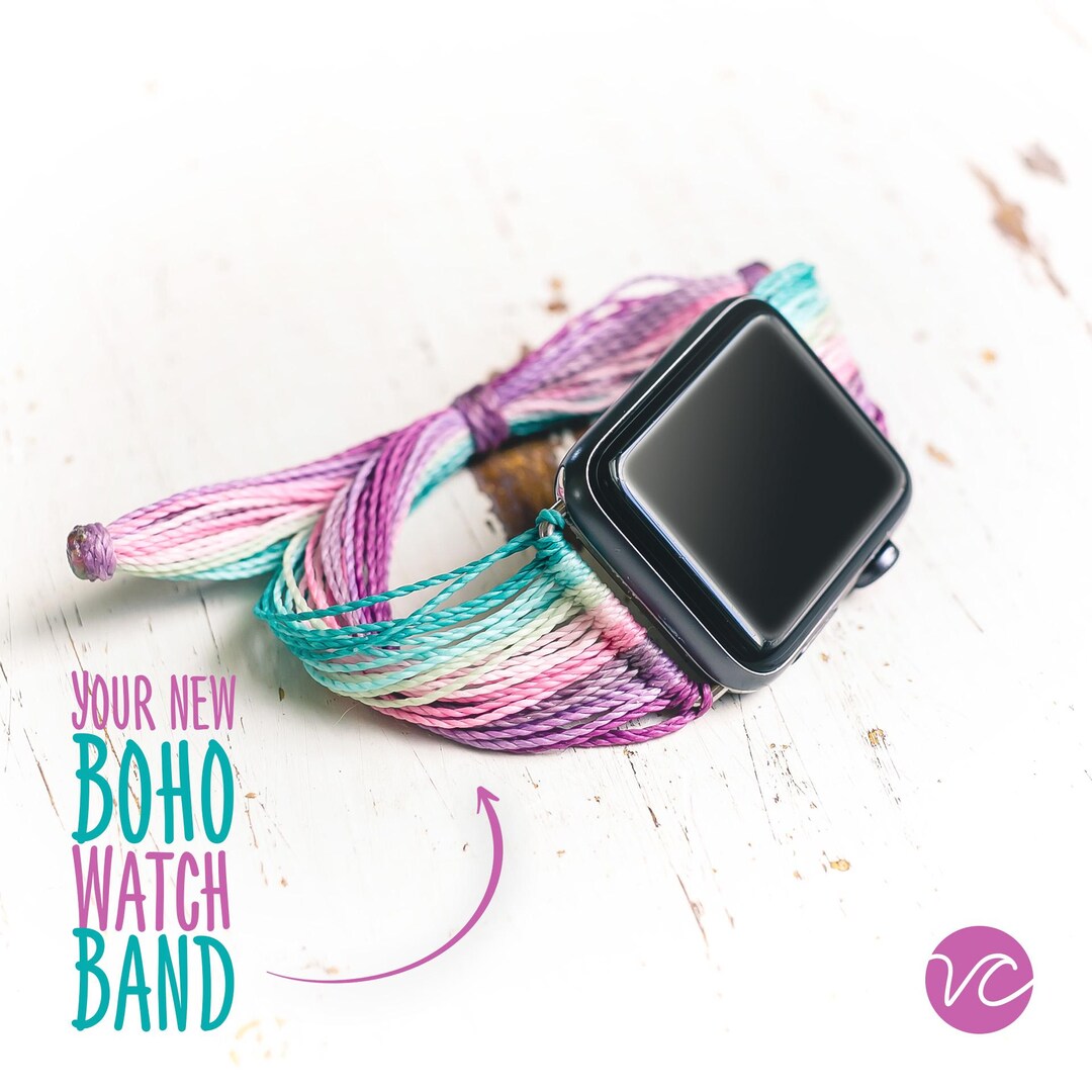 Boho Apple Watch Band, Customizable, 38mm 40mm 42mm 44mm, Series 1, 2 ...