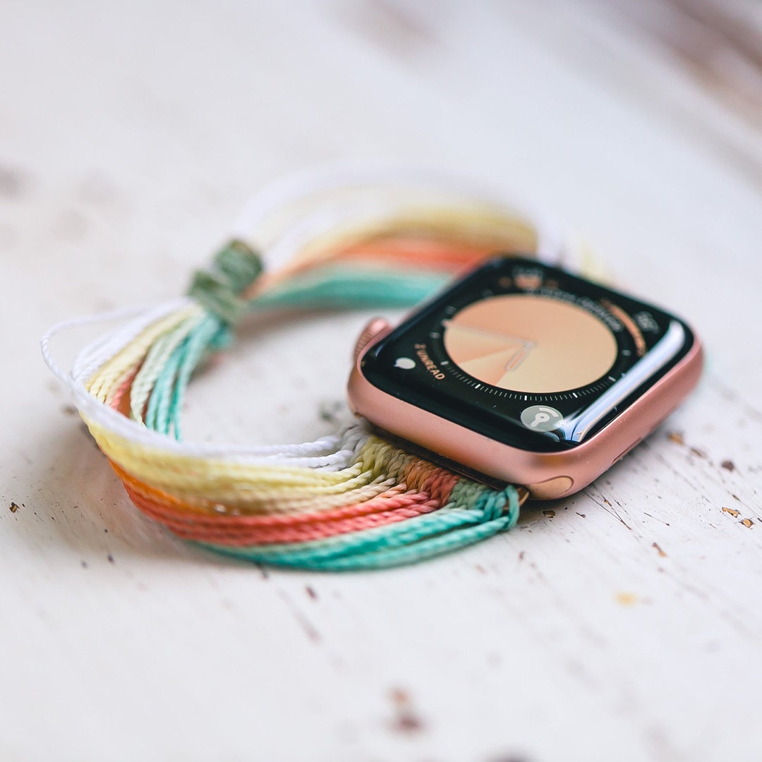 Boho Apple Watch Band, Customizable, 38mm 40mm 41mm 42mm 44mm 45mm ...