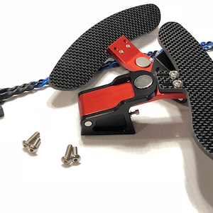 Sim Racing Paddle Shifters Set Made From Aluminum and Carbon Fiber - Etsy